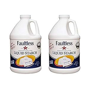 Amazon.com: FAULTLESS Premium Liquid Starch (64 Oz, 2 Pack) Liquid ...