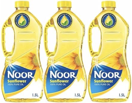 Noor, Sunflower Oil, 1.5L x 3 price in UAE | Amazon UAE | supermarket ...