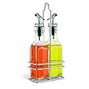 Amazon.com: Cuisinox Oil and Vinegar Cruet Set with Caddy, Silver ...