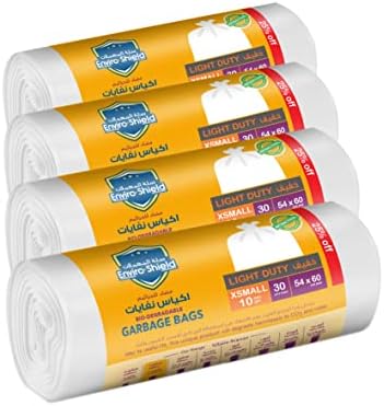 سعر Enviro Shield Bio-Degradable Garbage Bags Rolls, 54 cm x 60 cm Size ...