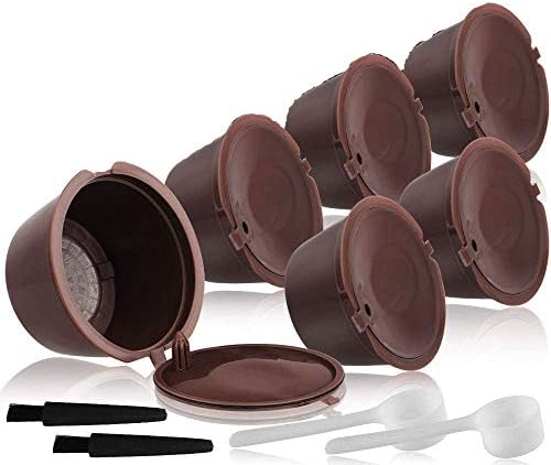 NEXCURIO Refillable Capsules 200 Times Reusable Coffee Pods For Nescafe ...
