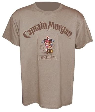 CAPTAIN MORGAN T-SHIRT PATCH - T-Shirt Gr. XL: Amazon.de: Sport & Freizeit
