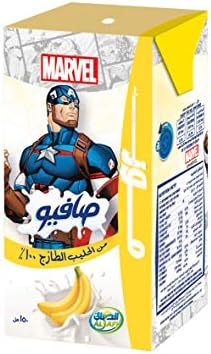 Safio Uht Boys Banana Flavoured Milk, 18 Packs X 150 Ml price in Saudi ...