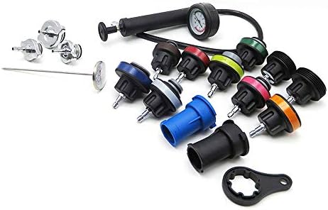 Leak Tester, Irovami 18Pcs Radiator Pressure Tester Kit Cooling System ...