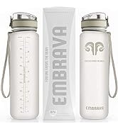 Amazon.com : Embrava Best Sports Water Bottle - 32oz Large - Fast Flow ...