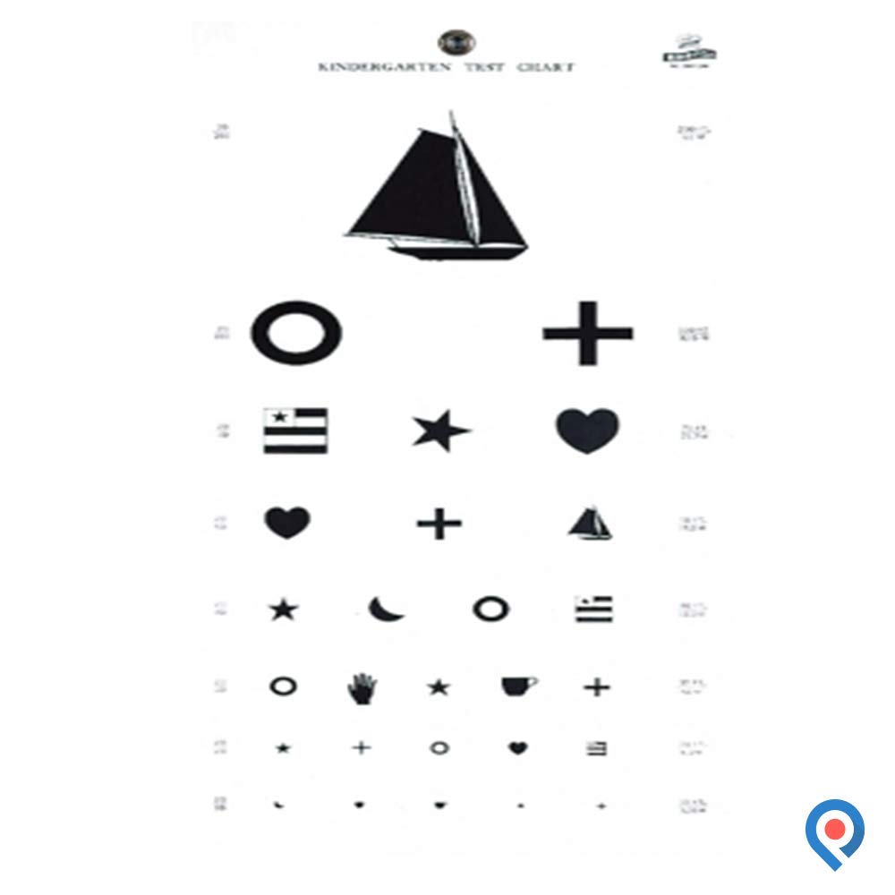 Pivit Hanging Kindergarten Vision Test Chart 22 Height X 11 Width Pivit Hanging Kindergarten Vision Test Chart 22 Height X 11 Width