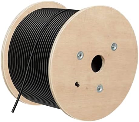 LEKVKM Cat8 Bulk Ethernet Cable 650FT Round S/FTP Outdoor&Indoor Heavy ...