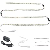 Keyola Full Set 10ft 60leds White Under Cabinet Lights Closet Kitchen ...