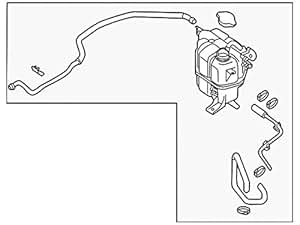 Amazon.com: Genuine Nissan 21710-EA01A Engine Coolant Reservoir Tank ...