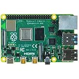 Raspberry Pi 4 Modelo B 2019 Quad Core 64 bit WiFi Bluetooth (4 GB ...