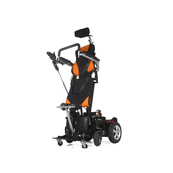 Buy WISGING Electric Wheelchair Standing Power Wheelchair (25 Miles ...