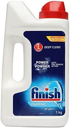 Finish Dishwasher Detergent Powder with Pre-Soaking Action, Classic – 1 ...