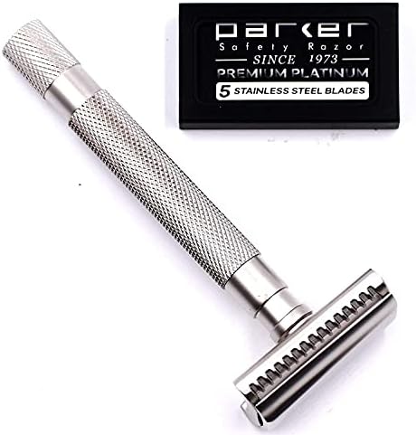 Parker Safety Razor, Semi Slant Safety Razor and 5 Parker Premium ...
