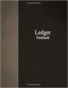 Ledger Notebook: Columnar Ruled Ledger, 3 Columns, 8.5x11 Inches, 100 ...