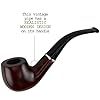 Skeleteen Fake Pipe Costume Accessory - Wood Look Tobacco Prop Pipe for ...
