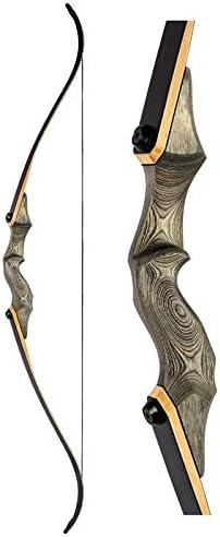 Black Bow Hunter Recurve Bogen 58", 25-40lbs, LH & RH, inkl. Zubehör ...