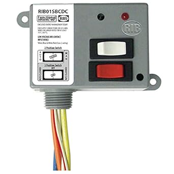 Enclosed Relay, Class 2 Dry Contact input, 120Vac pwr, 20A SPDT ...