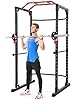 MaxKare Power Cage Rack 19-Level Adjustable with J-Hooks Heavy Duty ...