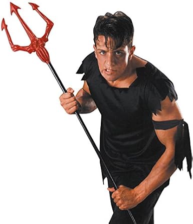 Amazon.com: 48 Inch Long Deluxe Blood Red Plastic Pitchfork: Clothing