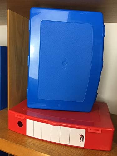 Office Force Heavy Duty Assorted Coloured Box Files (Pack of 4 ...