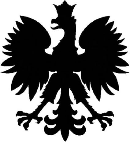 2x Auto Aufkleber Polen Wappen Adler "Polska" Car Sticker Poland ...