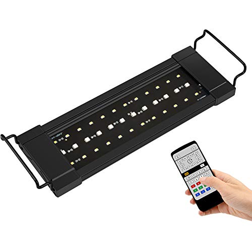 NICREW RGB Plus Aquarium Light, Freshwater Aquarium LED Light with Remote Controller, 24/7 ...