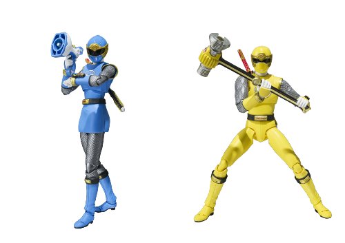 Buy Bandai Tamashii Nations S.H. Figuarts Blue & Yellow Wind Ranger Set ...