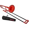 Amazon.com: pBone PBONE2R Jiggs Mini Plastic Trombone for Beginners, Red: Musical Instruments