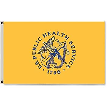 Amazon.com : Large Flag United States Public Health Service USPHS flag ...