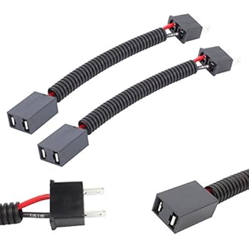 Amazon.com: TOMALL H7 LED Headlight Connector Socket Adapter 12cm(5inch ...