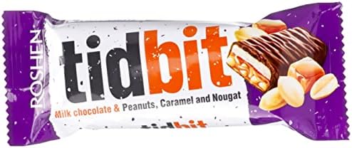 سعر Roshen Tidbit R-520 Milk Chocolate with Peanuts, Caramel & Nougat ...