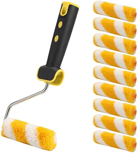 Mini Paint Rollers-12 Piece Mini Roller Tool Kit-4" Paint Tray,Paint ...