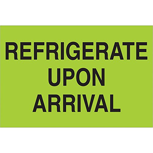 Amazon.com: "Refrigerate Upon Arrival" Climate Labels/Stickers, 2" x 3 ...