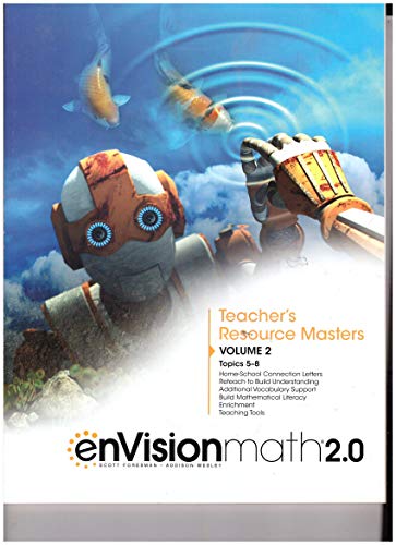enVision Math 2.0 Teacher's Resource masters Grade 6 - Volume 2 Topics ...