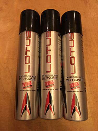 Lotus Triple Refined Butane Lighter Refill 3 Can Pack | The Proper Prep ...