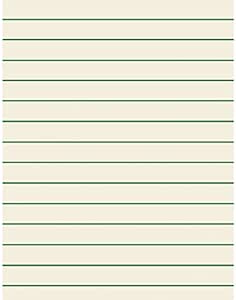 Amazon.com: Green Bold Lined Paper for Students: 8.5 x 11 Inches, 0.75 ...