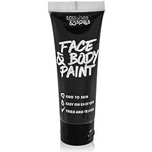 Amazon.com : Face and Body Paint Cream - Black, 30ml - Pretend Costume ...