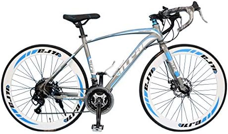 VLRA Racing Bike 700c Road Bike 27 Inch Suspension Disc Brake Bike ...