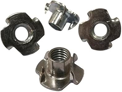 Amazon.com: 4 Prong T Nut 3/8"-16 x 7/16" (Tee Nut) Qty: 250 Zinc ...