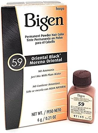 Bigen Permanent Powder Hair Color 59 Oriental Black 1 ea price in Saudi ...