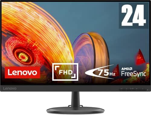 Lenovo C24-25 PC Computer 24'' Monitor- (AMD FreeSync, HDMI, VGA, 250 ...
