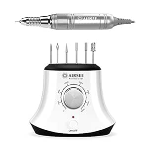 Amazon.com: AIRSEE MelodySusie Scarlet Electric Nail Drill Machine 0 ...