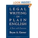 Legal Writing in Plain English: A Text With Exercises: Bryan A. Garner ...
