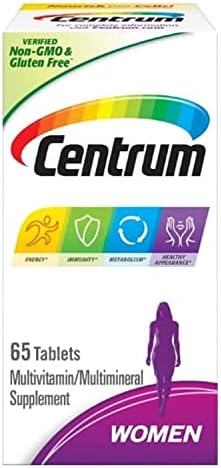 Centrum Silver Multivitamin for Women Vitamin D3, B Vitamins, Calcium ...