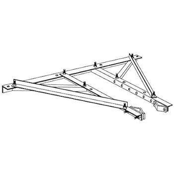 Amazon.com: ROHN SBH25G 3' 4" Hinged Short Base for Rohn 25G Towers ...