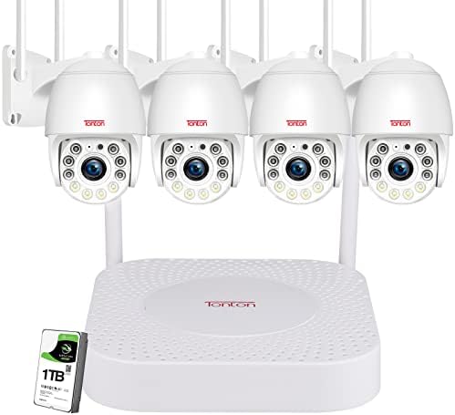 سعر Tonton WiFi CCTV Camera Systems Outdoor, 10CH 5MP NVR with (4) 3MP ...