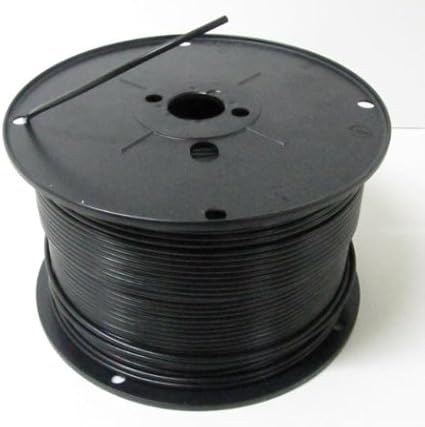Amazon.com: #10 GAUGE AWG WIRE 1000 FT SPOOL BLACK CABLE POWER GROUND ...