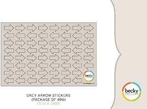 Amazon.com: Project Life Arrow Stickers - Grey