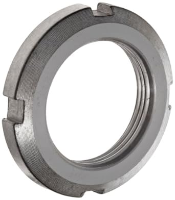 FAG KM6 Locknut, Standard, Right Hand, Metric, 30mm ID, 45mm OD, 5mm Width, 1.5mm Pitch ...