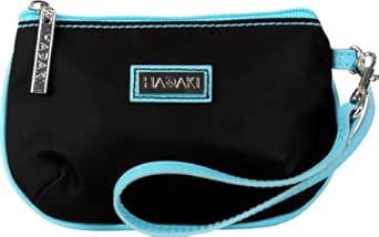Hadaki Nylon Id Wallet, Black/Aqua, One Size: Handbags: Amazon.com
